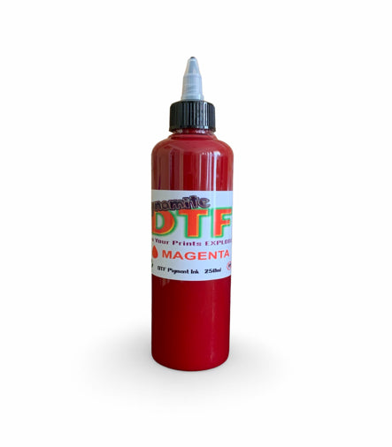 Magenta. Dynamite DTF Ink for DTF Printers,Epson Printer, (1) - 250ml